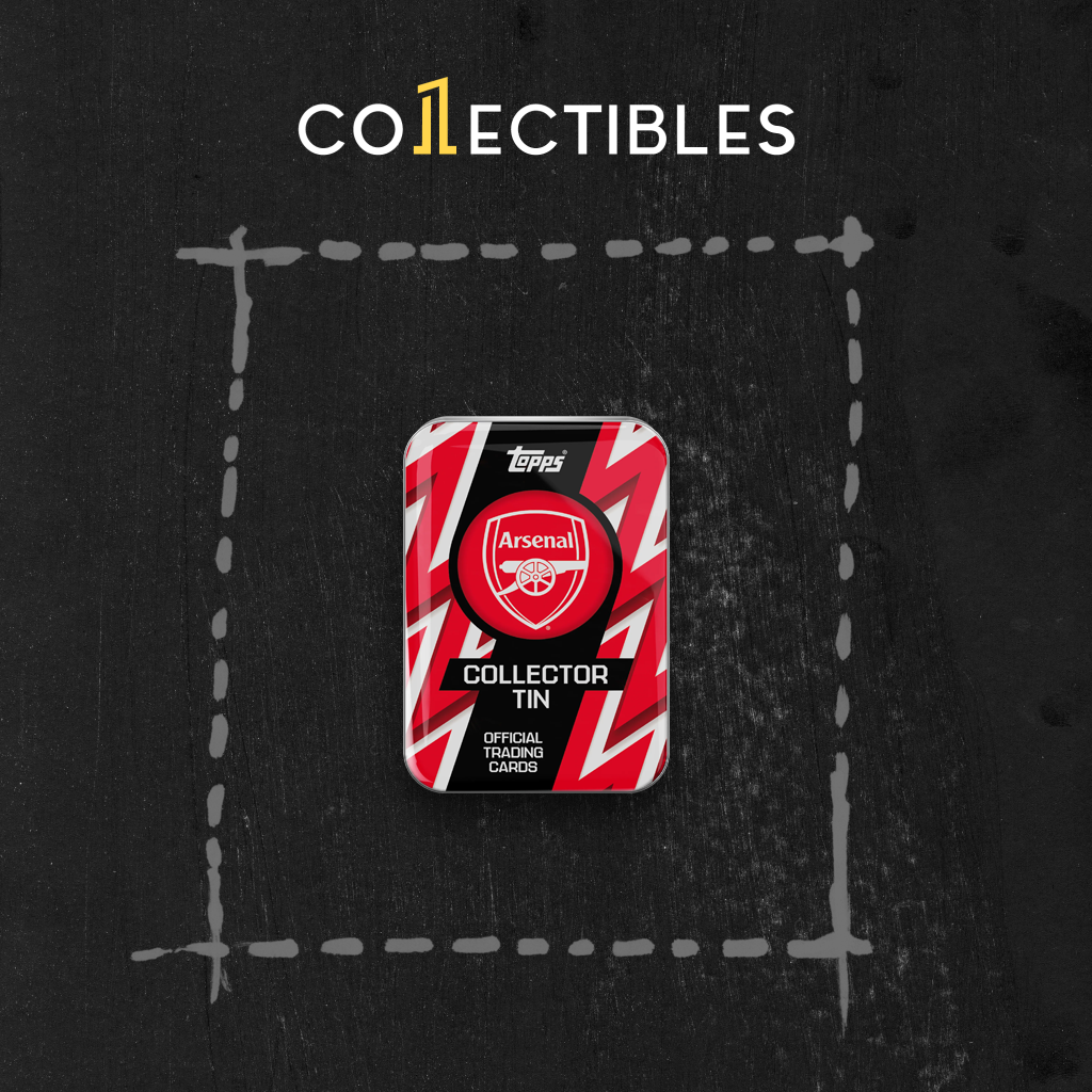2025-26 Topps Soccer Arsenal Collector Tin – 1Collectibles