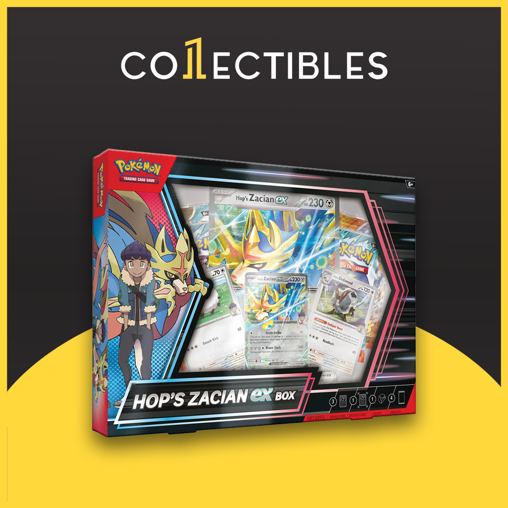 Pokemon English TCG: Hop’s Zacian ex Box – 1Collectibles