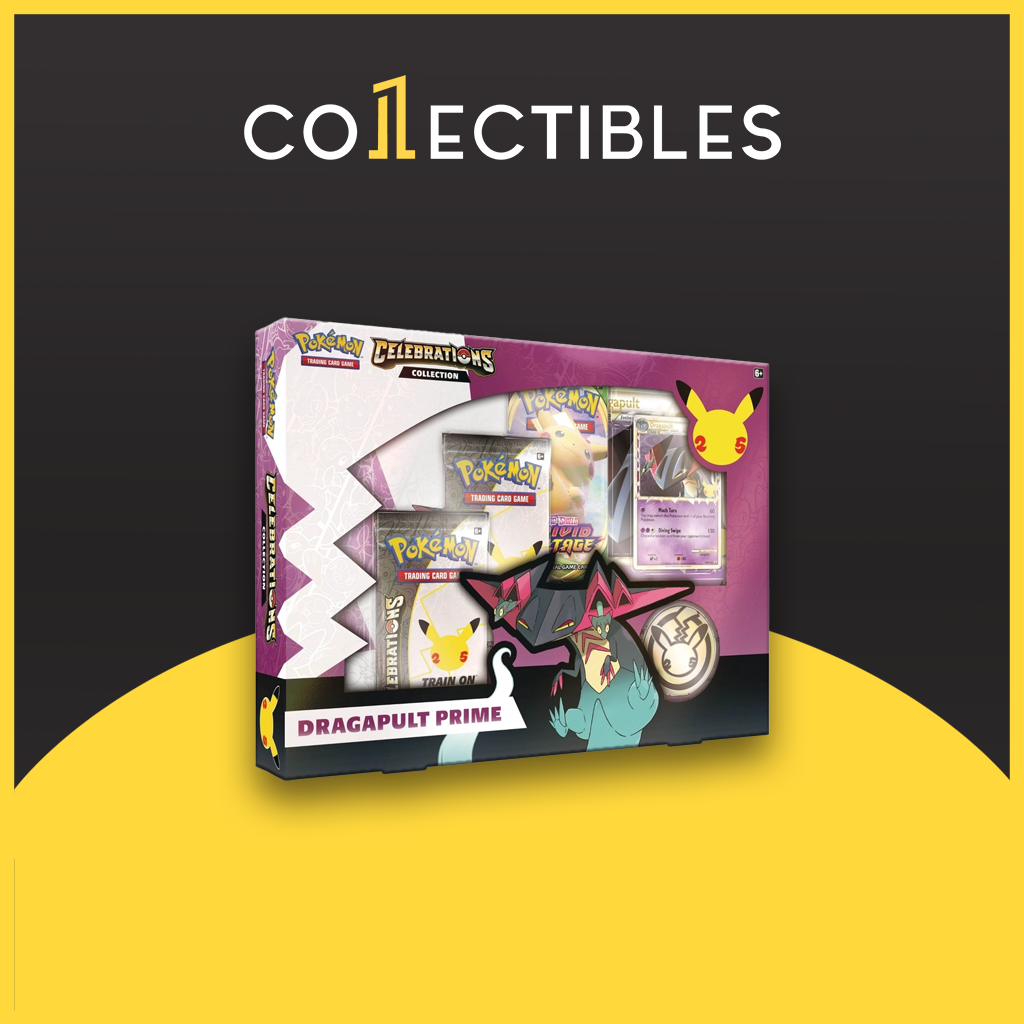 Pokemon English TCG: 25th Anniversary Celebrations Dragapult Prime Col ...