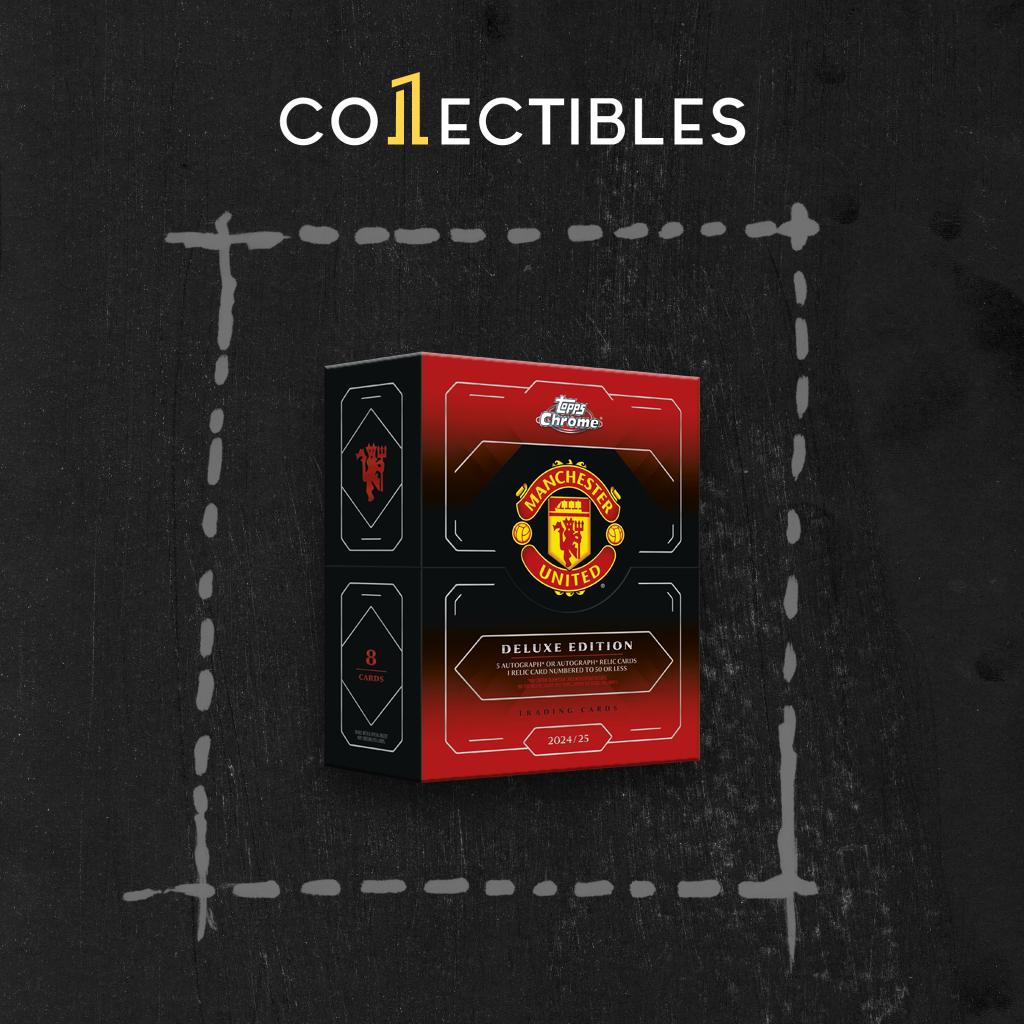 2024-25 Topps Soccer Manchester United Chrome Deluxe Edition Box ...
